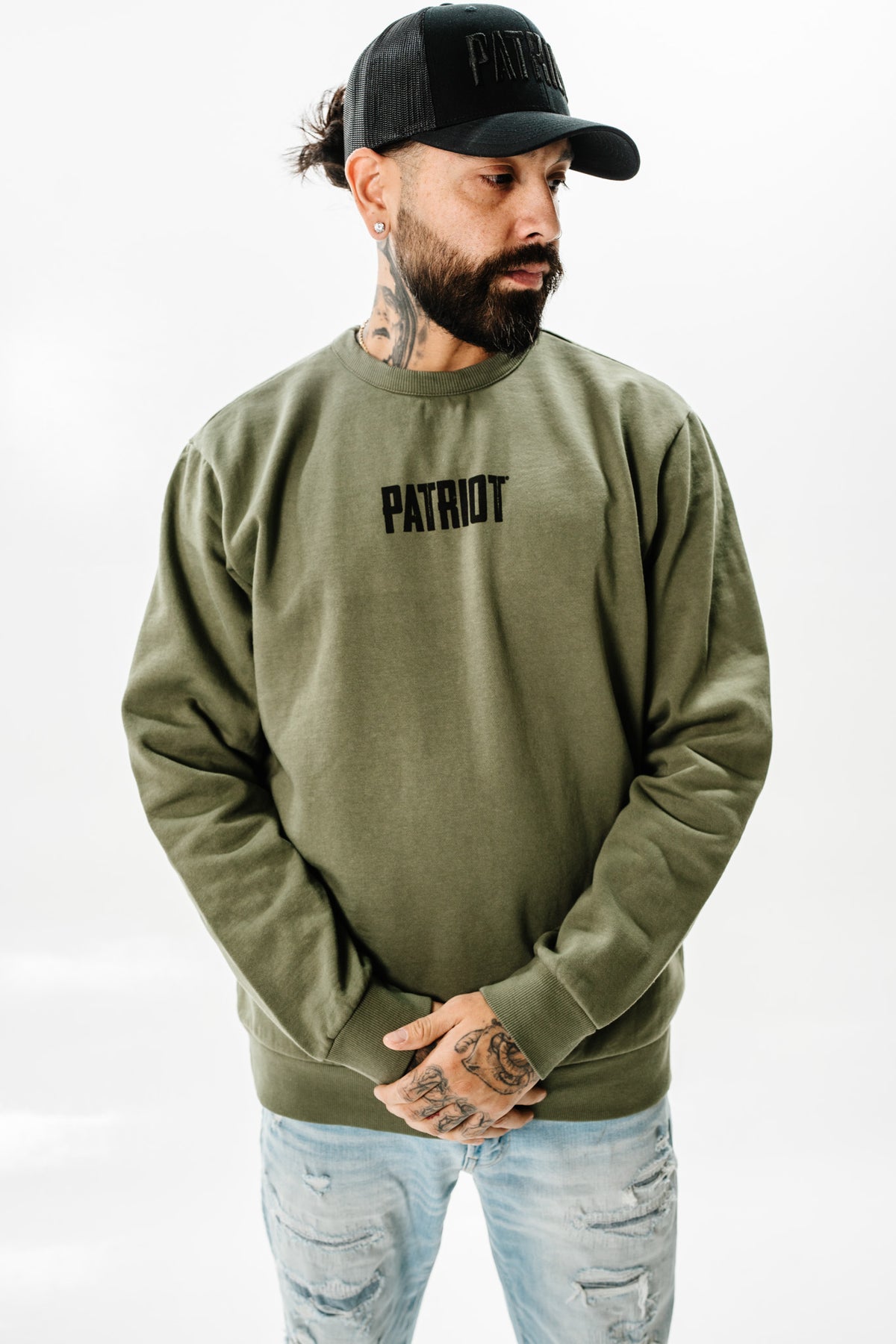 Liberty's Torch Crew Neck – OFFICIAL PATRIOT GEAR