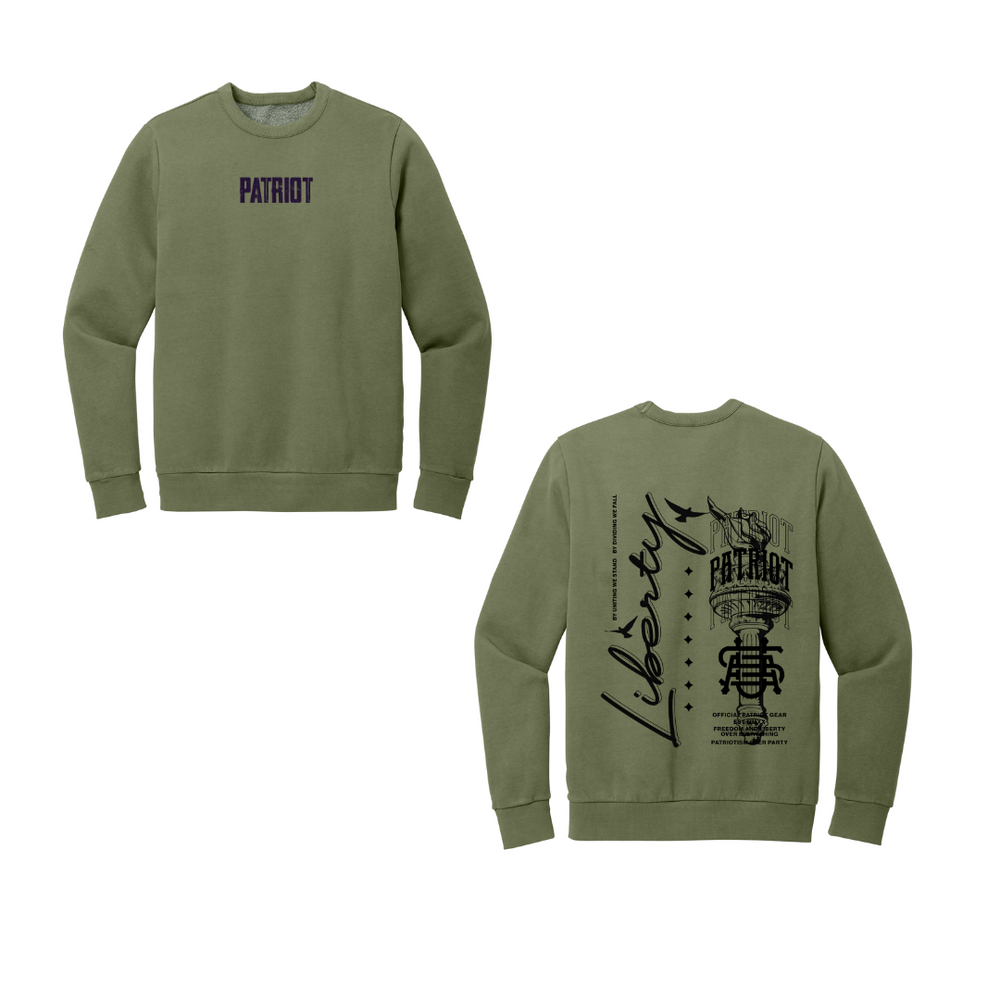 Liberty's Torch Crew Neck – OFFICIAL PATRIOT GEAR